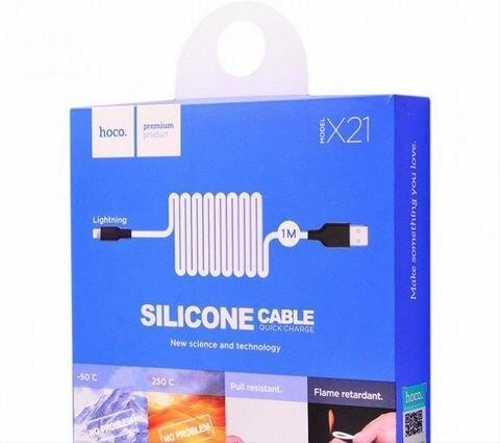 USB-кабель Hoco X21 Silicone Micro-USB
