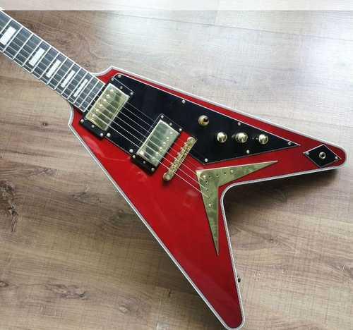 Gibson Flying V Custom 58" Gloss Cherry Limited