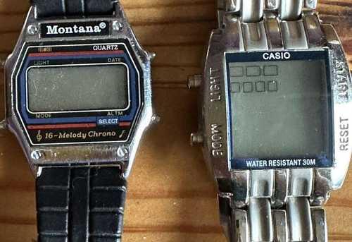 Часы наручные casio и montana