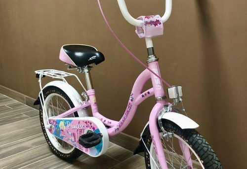 Классный велосипед на девочку Rush hour розовый