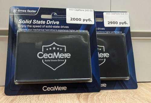 Новые Ssd CeaMere 120/240/512gb гарантия