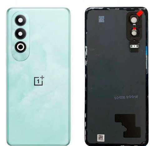 Задняя крышка OnePlus Nord CE 4 зеленая (Celedon Marble) со стеклом камеры