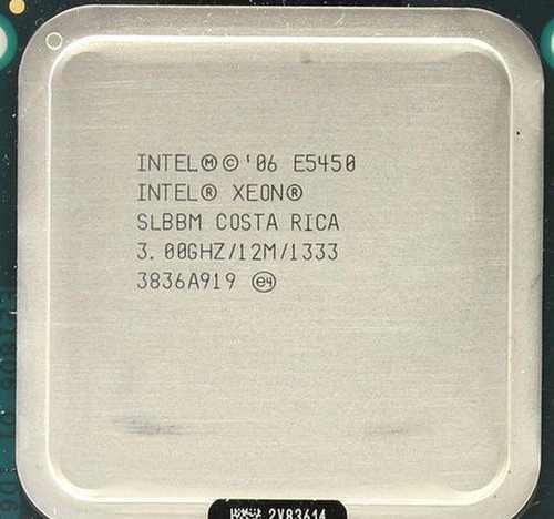 Процессоры Intel Xeon E5450