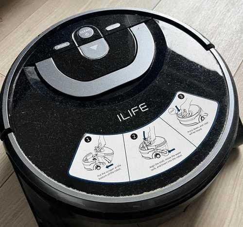 Ilife моющий робот-пылесос W400 с навигацией, резе