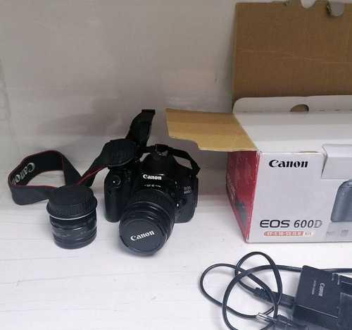 Canon EOS 600D Kit 18-55mm   объектив Гелиос-44-2