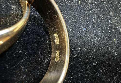 Кольцо золотое обручальное 5,36 гр