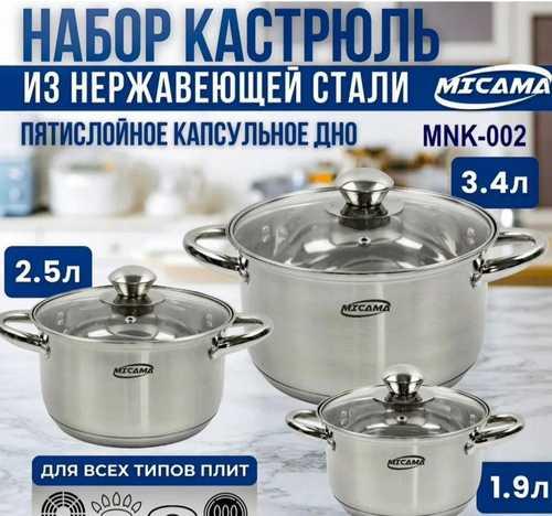 Набор кастрюль Новый