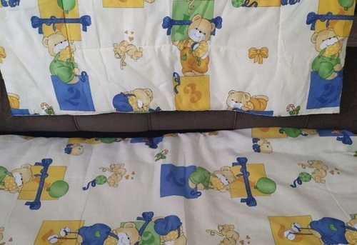Одеяло,матрас для детской кроватки