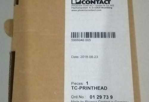 Печатающая головка TC-printhead phoenix contact 01