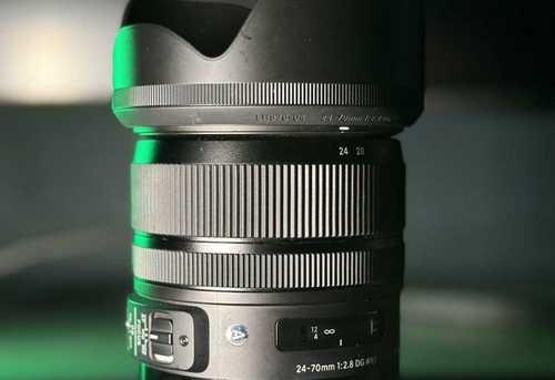 Объектив Sigma 24-70mm F2.8 DG OS HSM Art EF