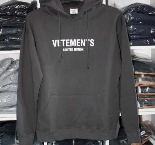 Худи vetements серое vhq (Арт.79865)