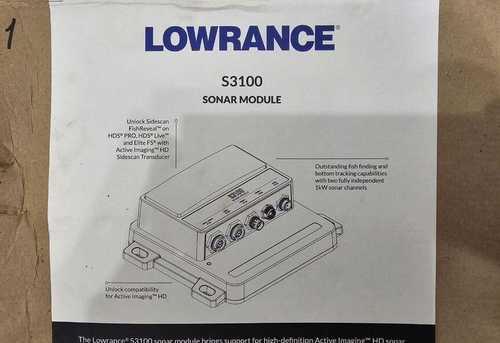 Lowrance S3100 sonar module