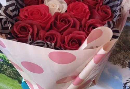 Букет цветов мыльные розы
