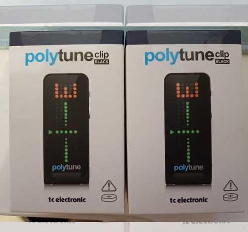 Гитарный тюнер tc electronik polytune clip bk