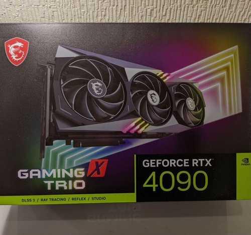 Видеокарта MSI GeForce RTX 4090 gaming X trio 24G