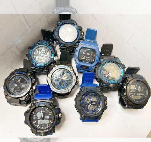 Мужские наручные часы Casio G Shock (синие )