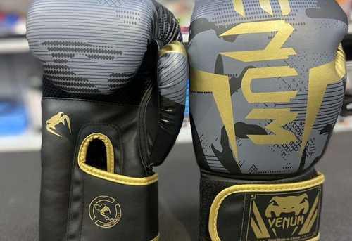 Перчатки боксерские Venum Challenger Army Gold