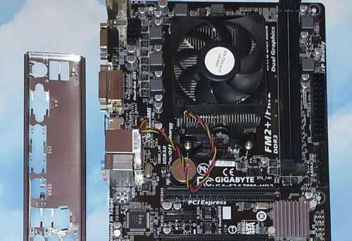 Материнка GA-F2A78M-HD2 с процессором AMD A4 5300