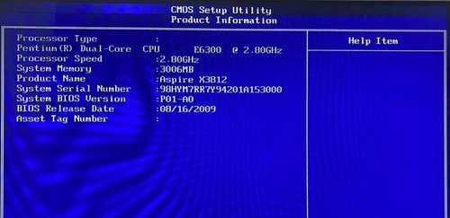 Системный блок Acer Aspire X3812