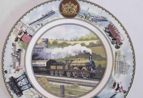 Тарелка coalport поезд Англия
