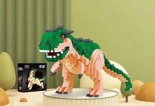 3D конструктор блочный "Динозавр" Аллозавр