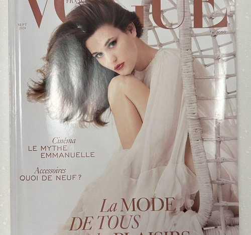 Журнал vogue france франция сентябрь 2024