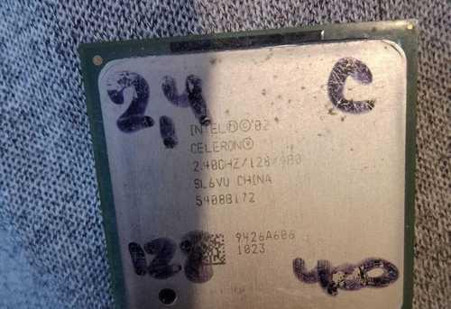 Процессор Intel '02 celeron 2,40CHZ/128/400