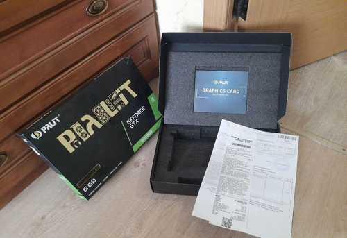 Коробка с чеком Palit GTX 1660 super gp oc