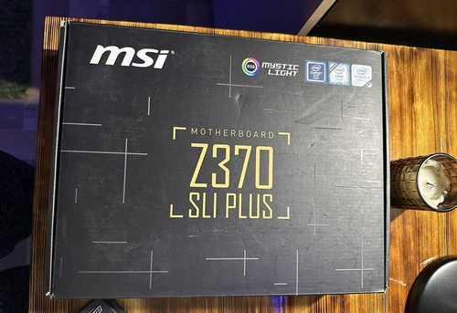 Msi z370 SLI plus