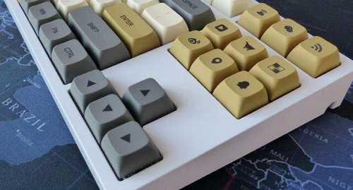 Кейкапы pbt xda "Notice EN" 120 шт