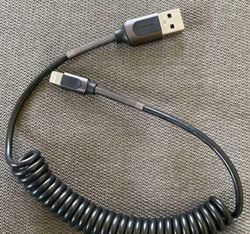 Пружинный USB кабель Baseus для iPhone