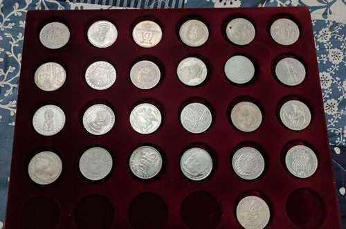 Набор монет Германии 5 марок серебро
