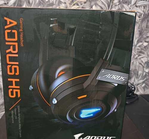 Игровые наушники gigabyte aorus H5