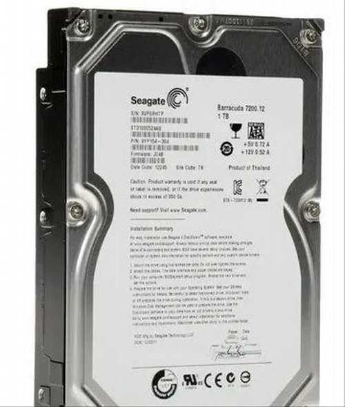 Жёсткий диск Seagate объём 1TB