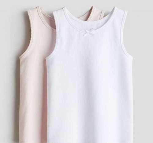 Майки H&M хлопковые 122/128