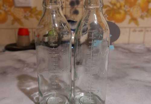 Бутылочки стеклянные для детского питания