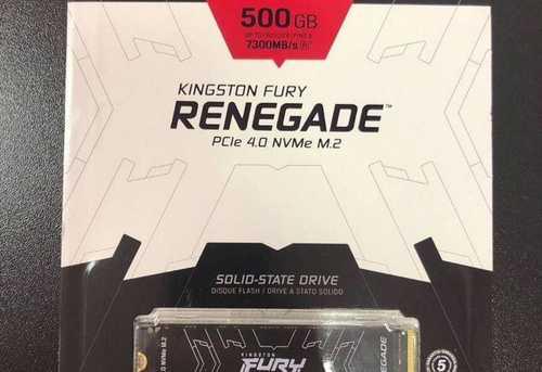Kingston fury renegade ssd 500gb новый