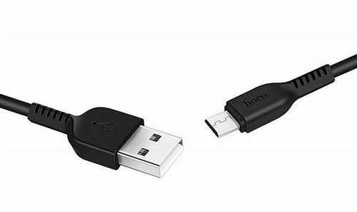 Кабель hoco X20 Flash, USB - Micro USB, 2А, black