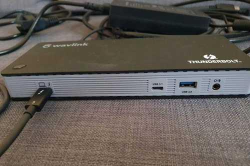 Докстанция Wavlink MacBook.2 монитора,Thunderbolt