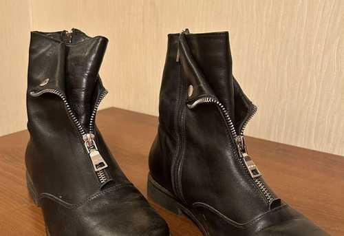 Ботинки кожаные женские демисезонные 38размер