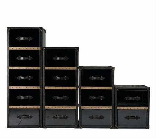 Тумба Onyx 3 Drawers Black Steel