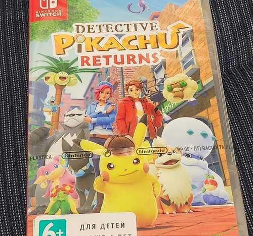 Detective Pikachu Returns nintendo switch