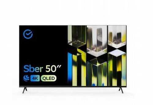 Телевизор sber 50" qled с голосовым помощником