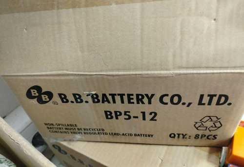 Аккумулятор BB Battery 12V 5Ah BP5-12