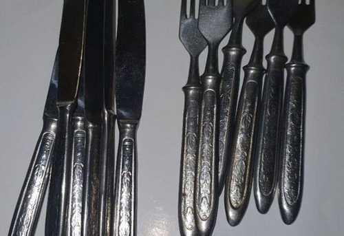 Набор столовых приборов СССР нержавейка вилки ножи