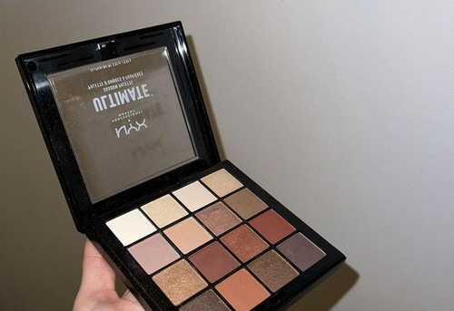 Палетка теней NYX ultimate nudes