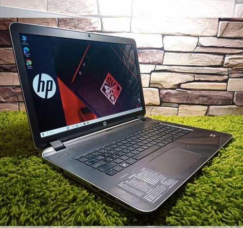 17" Мощный ноутбук HP 4 ядра 12Gb SSD 2-видеокарты