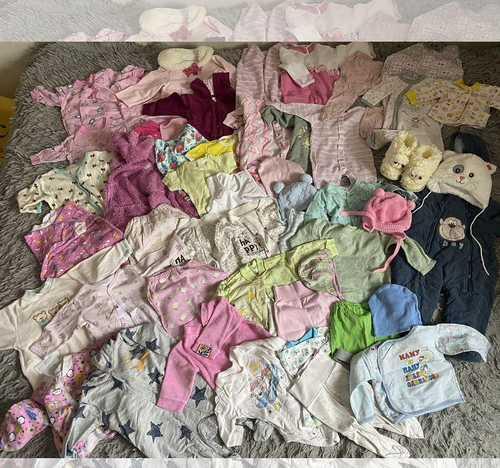 Детские вещи пакетом на девочку до годика