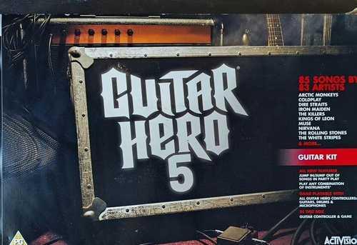 Игра + Гитара Guitar hero 5 для PS3
