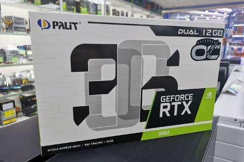 Видеокарта Palit GeForce RTX 3060 Dual OC 12 GB